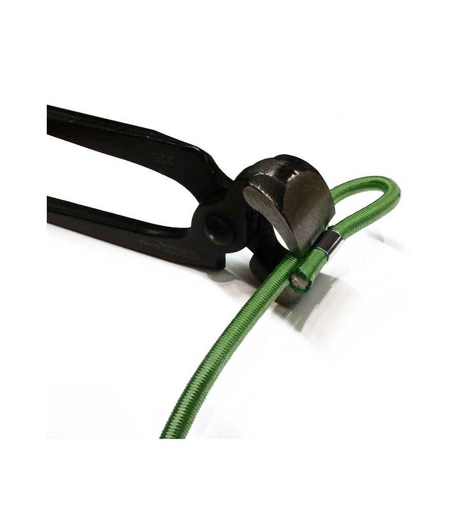 Flat ferrule for shock cord and rope - 100 pcs