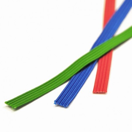 Flaches, geflochtenes Gummiband - 100 m