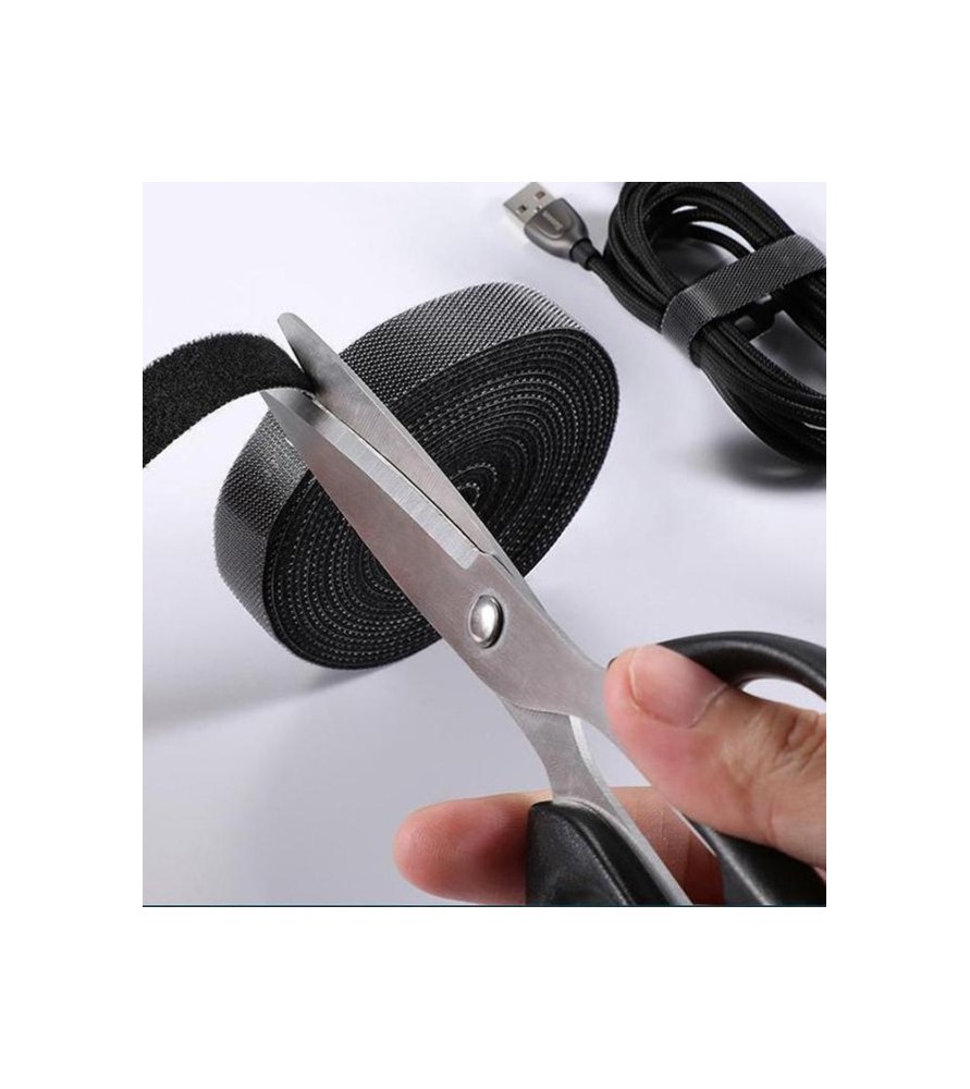 Velcro adhésif velours 25m – Fixation durable | Fabrication française